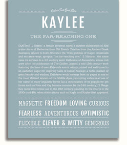 Kaylee | Name Art Print – Name Stories