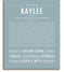 Kaylee | Name Art Print – Name Stories