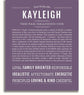 Kayleigh | Name Art Print - Personalized Custom Gifts – Name Stories