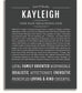 Kayleigh | Name Art Print - Personalized Custom Gifts – Name Stories