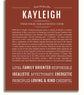 Kayleigh | Name Art Print - Personalized Custom Gifts – Name Stories
