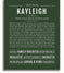 Kayleigh | Name Art Print - Personalized Custom Gifts – Name Stories