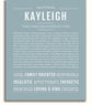Kayleigh | Name Art Print - Personalized Custom Gifts – Name Stories