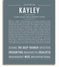 Kayley | Name Art Print – Name Stories