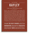 Kayley | Name Art Print – Name Stories