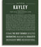 Kayley | Name Art Print – Name Stories