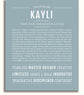 Kayli | Name Art Print – Name Stories