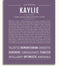 Kaylie | Name Art Print – Name Stories