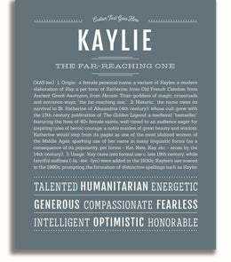 Kaylie | Name Art Print – Name Stories