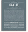 Kaylie | Name Art Print – Name Stories
