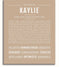 Kaylie | Name Art Print – Name Stories