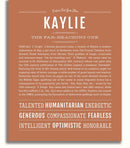 Kaylie | Name Art Print – Name Stories