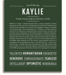 Kaylie | Name Art Print – Name Stories
