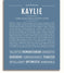 Kaylie | Name Art Print – Name Stories