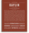 Kaylin | Name Art Print – Name Stories