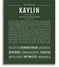 Kaylin | Name Art Print – Name Stories