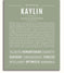 Kaylin | Name Art Print – Name Stories