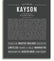 Kayson | Name Art Print – Name Stories