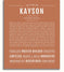 Kayson | Name Art Print – Name Stories