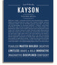 Kayson | Name Art Print – Name Stories