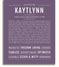 Kaytlynn | Name Art Print – Name Stories