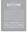 Kaytlynn Personalized Name Meaning Art Prints – Name Stories