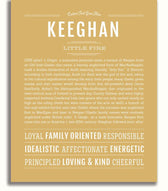 Keeghan | Name Art Print – Name Stories