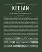 Keelan (female) | Name Art Print – Name Stories