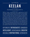 Keelan (female) | Name Art Print – Name Stories