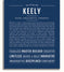 Keely | Name Art Print – Name Stories