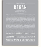 Kegan | Name Art Print – Name Stories