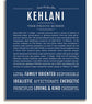 Kehlani | Name Art Print – Name Stories