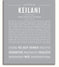 Keilani | Name Art Print – Name Stories