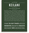 Keilani | Name Art Print – Name Stories
