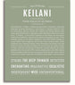 Keilani | Name Art Print – Name Stories