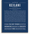 Keilani | Name Art Print – Name Stories