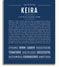 Keira | Name Art Print – Name Stories