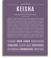 Keisha | Name Art Print – Name Stories