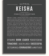 Keisha Personalized Name Meaning Art Prints – Name Stories