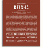 Keisha Personalized Name Meaning Art Prints – Name Stories