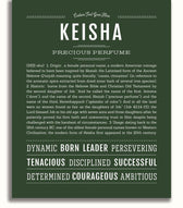 Keisha | Name Art Print – Name Stories