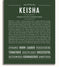 Keisha | Name Art Print – Name Stories