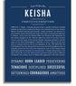 Keisha | Name Art Print – Name Stories
