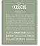 Kelcie | Name Art Print – Name Stories