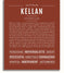 Kellan Personalized Name Meaning Art Prints – Name Stories