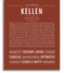 Kellen | Name Art Print – Name Stories