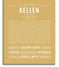 Kellen | Name Art Print – Name Stories
