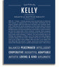 Kelly Personalized Name Meaning Art Prints – Name Stories