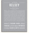 Kelsey | Name Art Print – Name Stories