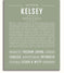 Kelsey Personalized Name Meaning Art Prints – Name Stories